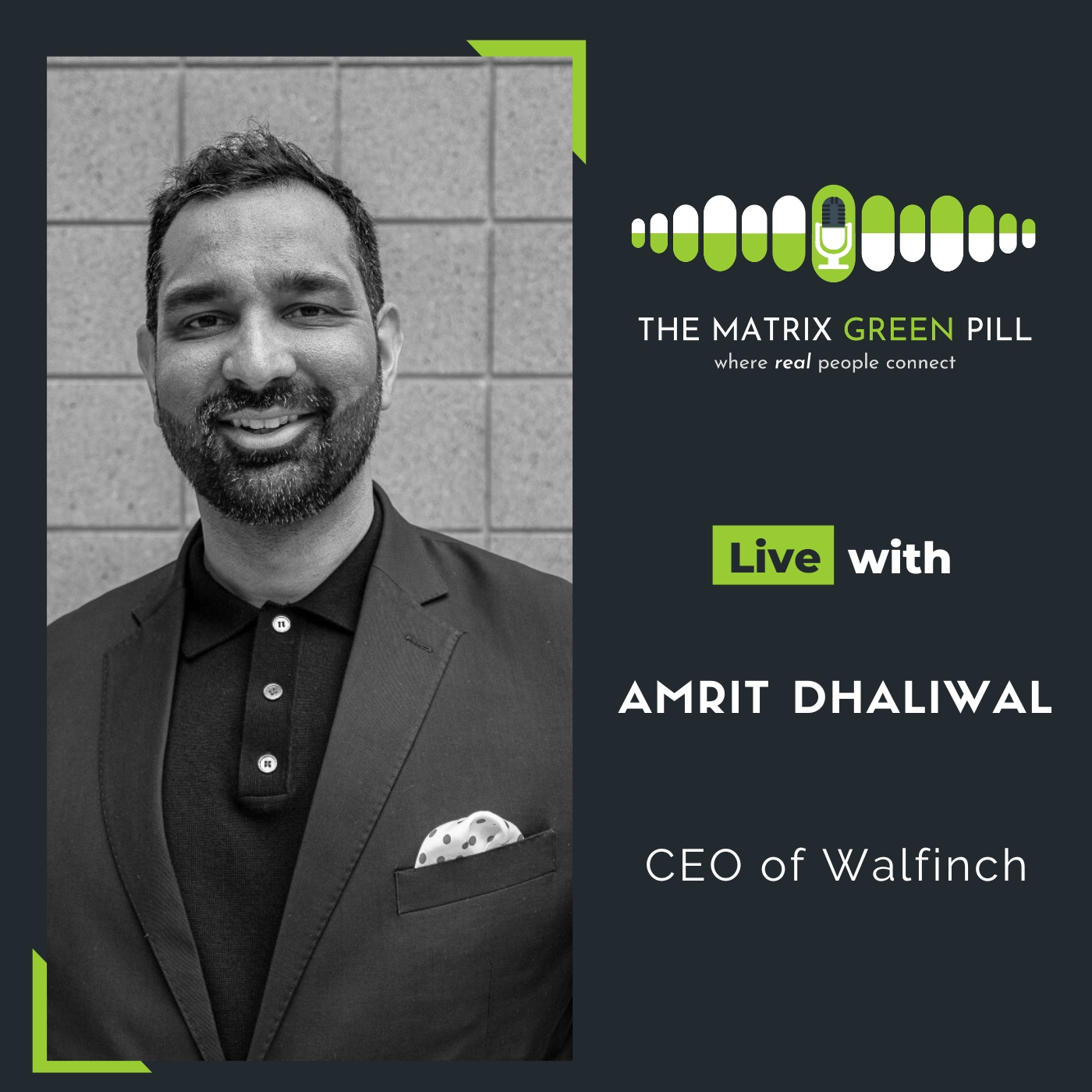 Amrit Dhaliwal - The Matrix Green Pill Podcast